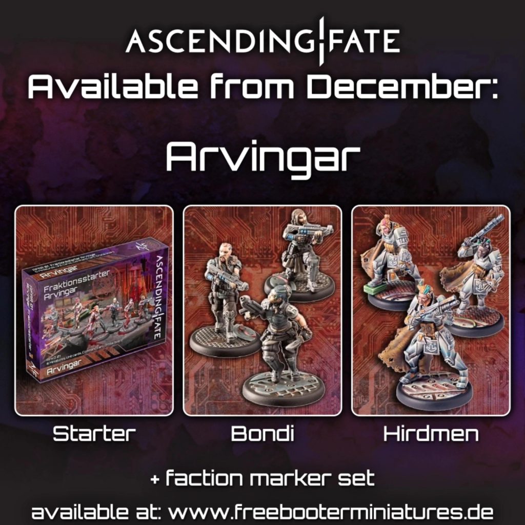 Freebooter Miniatures’ Sci-Fi Game, Ascending Fate, Coming Soon ...