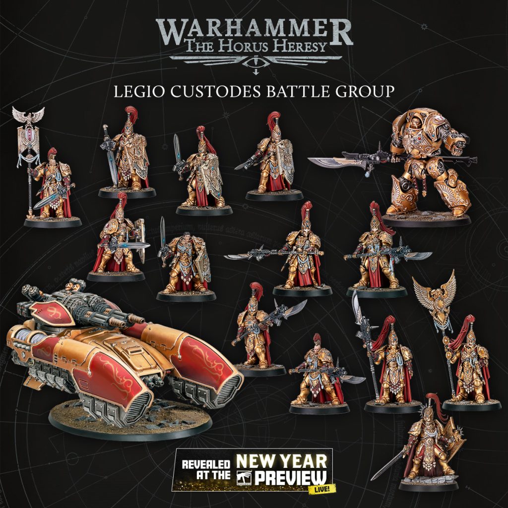 All New Legio Custodes Come To Warhammer: The Horus Heresy – OnTableTop ...