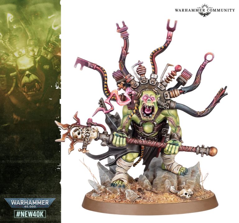 Games Workshop Previews New Warhammer 40,000 Ork Weirdboy – OnTableTop ...