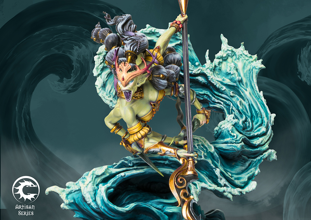 The Most Dynamic Sorcerer Kings Miniatures Yet? Meet the Marid Apsara ...
